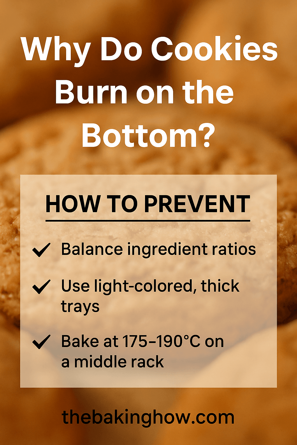 Why Do Cookies Burn on the Bottom? (Top Causes & Easy Fixes)